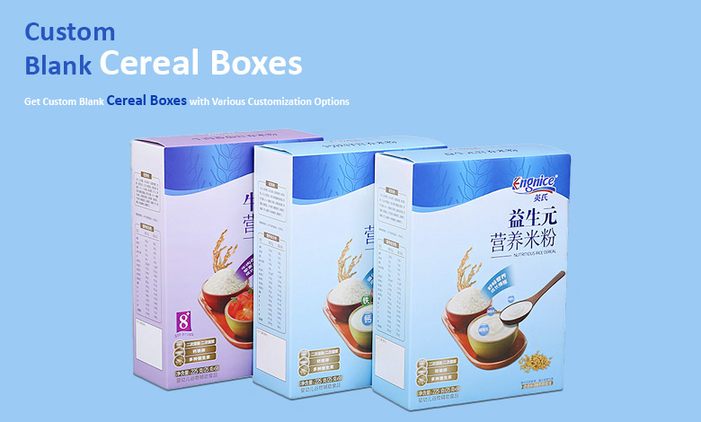 Custom Blank Cereal Boxes